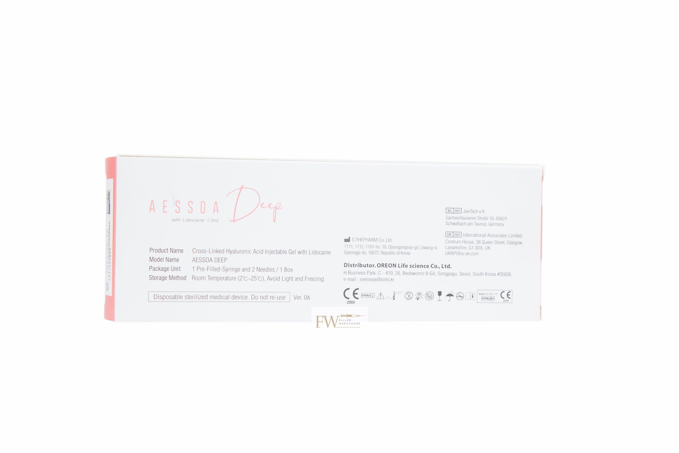 Filler Warehouse I AESSOA DEEP LIDOCAINE Dermal Filler